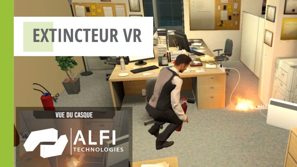 vignette youtube extincteur vr | ALFI Digitech